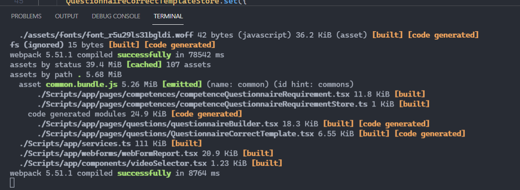 Webpack Watch Cached And Not Refreshing Bundles - Yumasoft